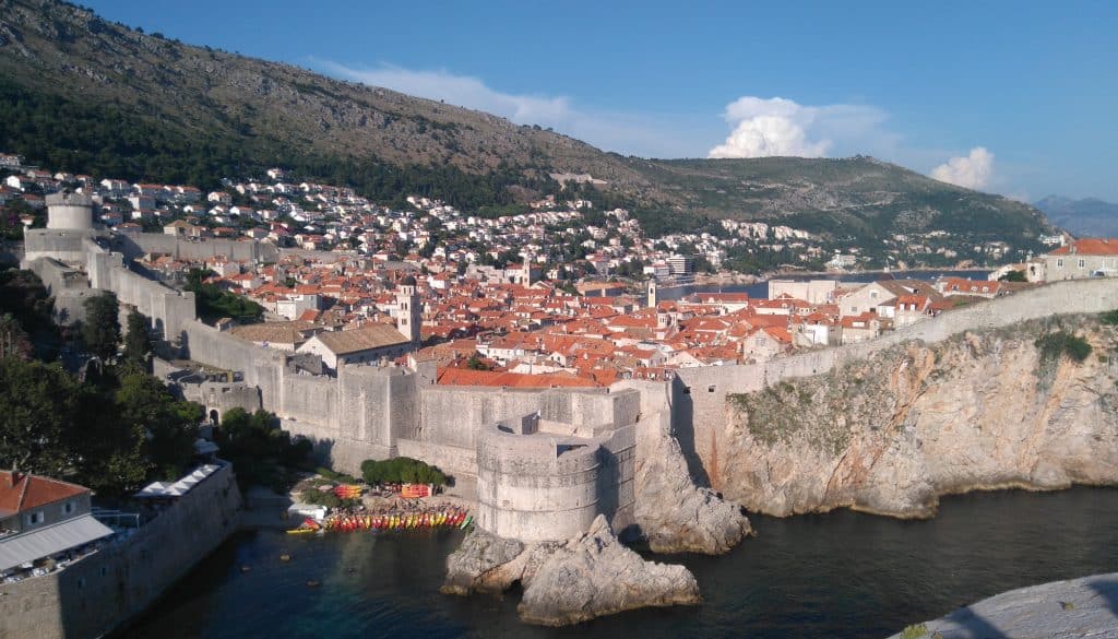 The walls of Dubrovnik/Ragusa, Dalmatia, Croatia - Peter Sommer Travels